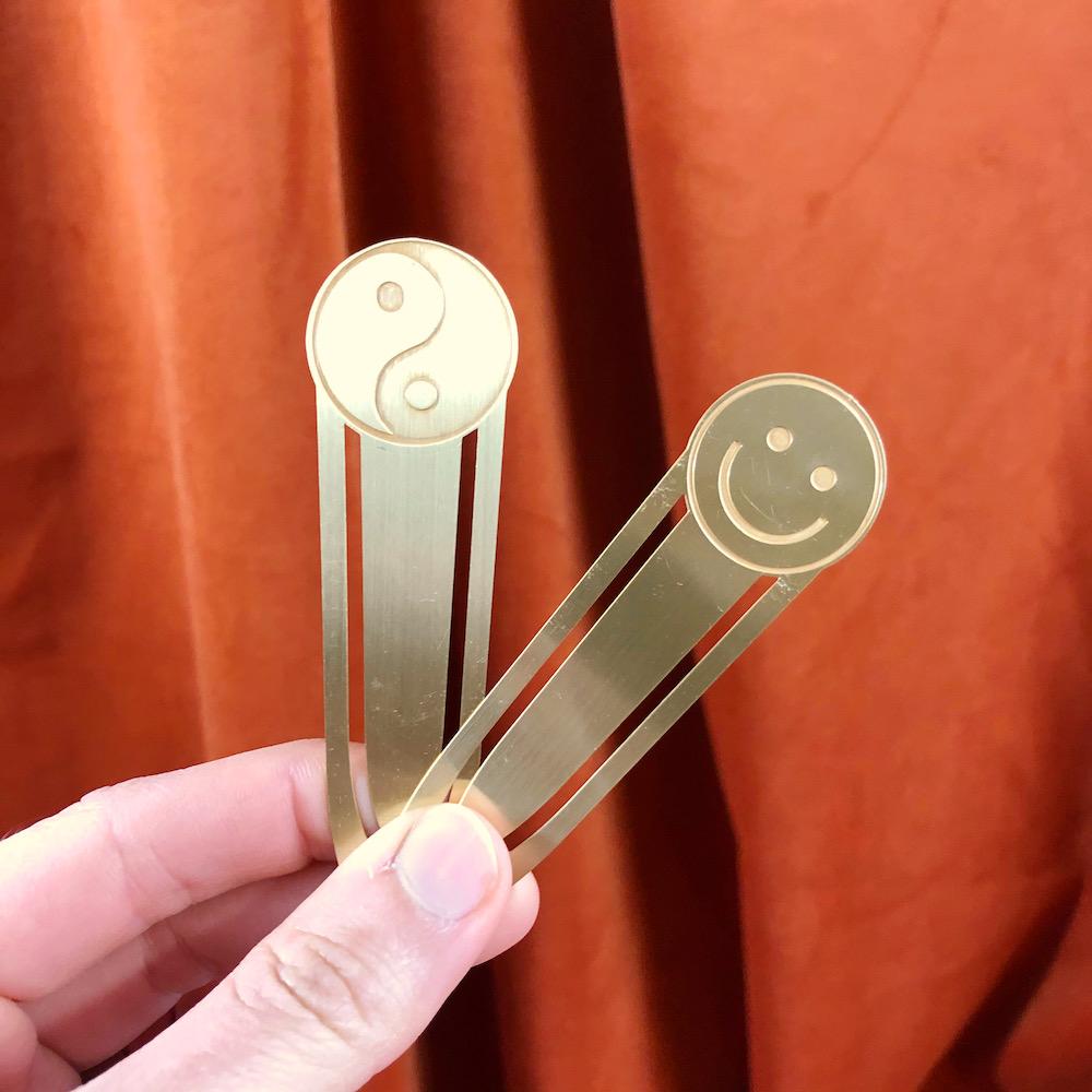 Yin Yang & Smiley Bookmarks | Traveler Surf Club