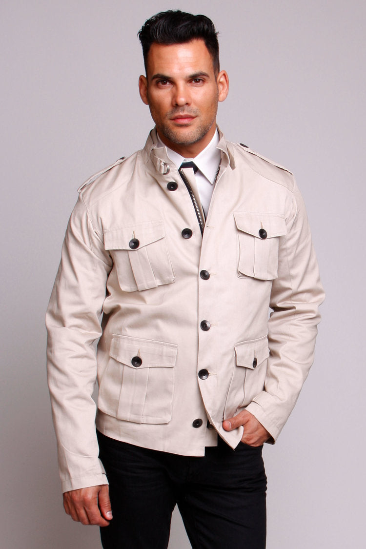 Silver Lining Carline Field Coat - Stone Twill – Traveler Surf Club