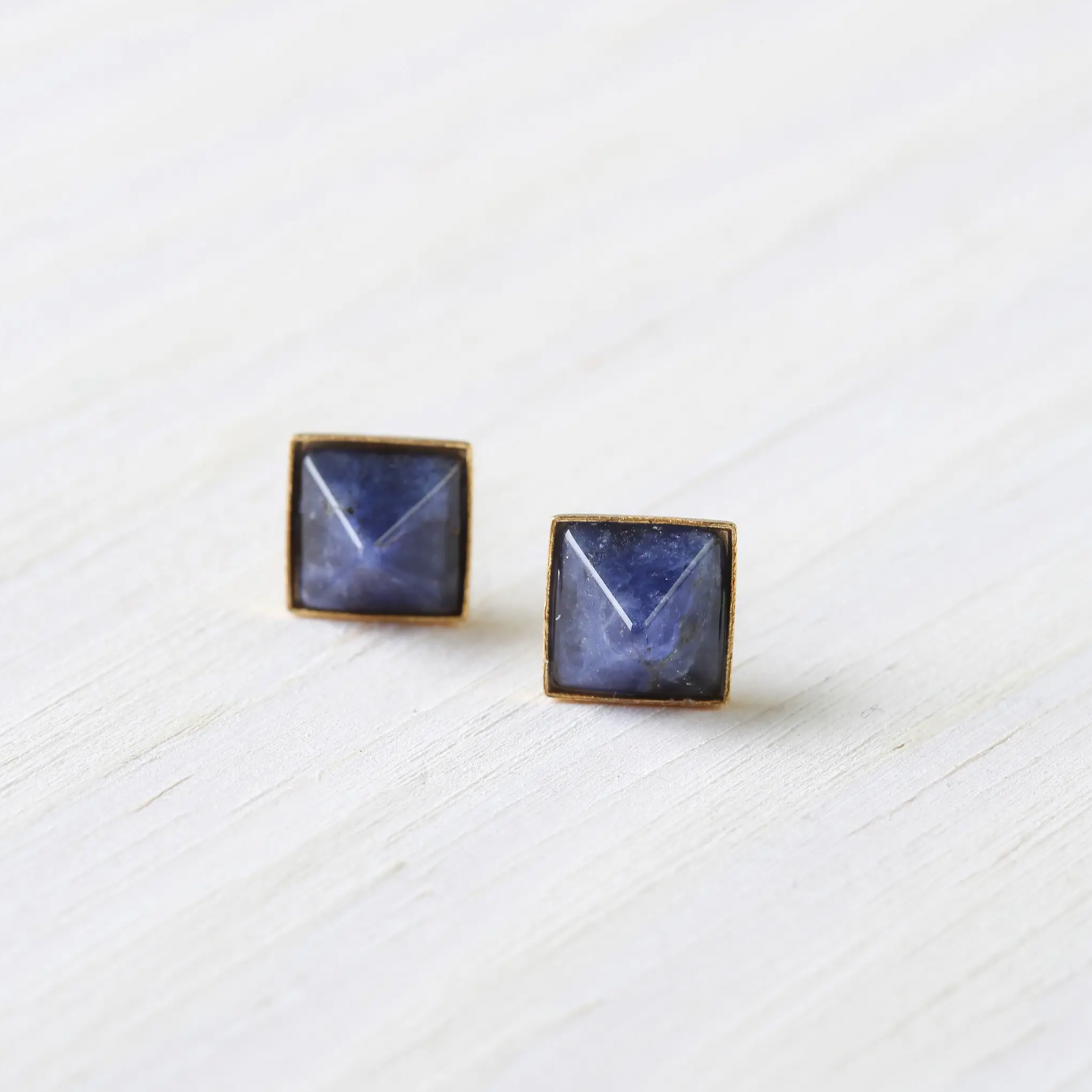 Pyramid Stone Studs | Traveler Surf Club